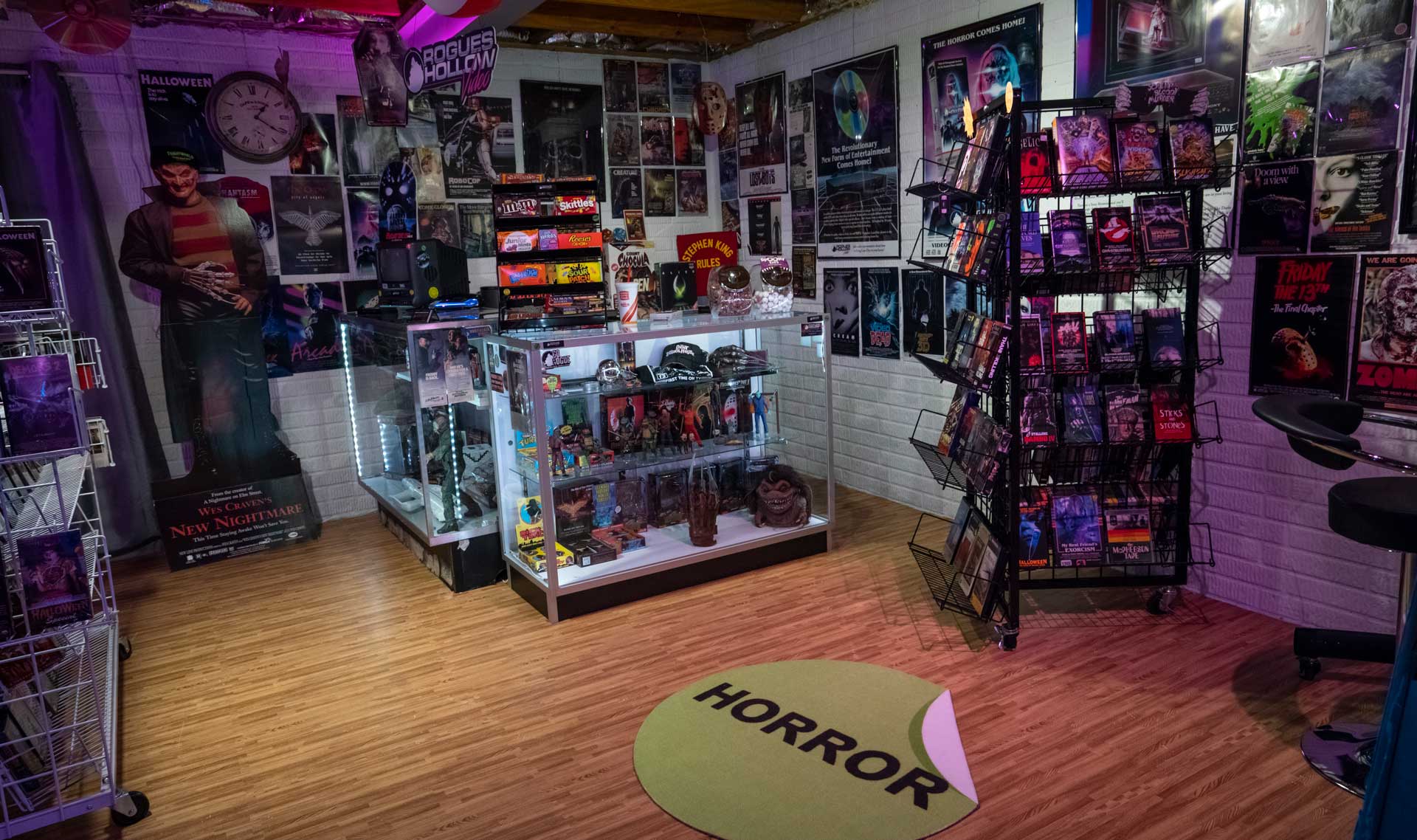 I built a Retro 80's Video Store in my Basement! | Rogues Hollow Video